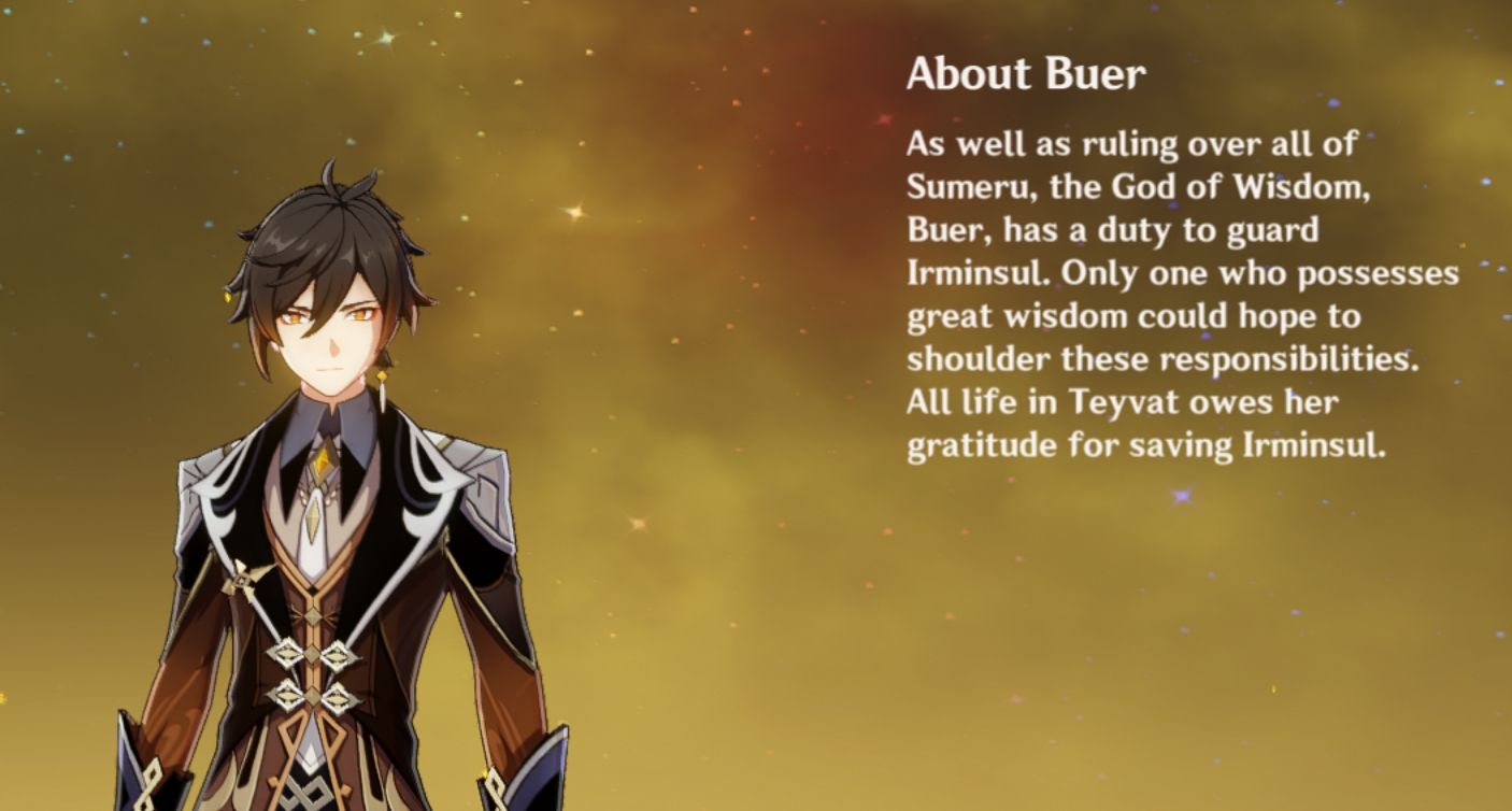 Archons about Buer (Nahida) Genshin Impact | HoYoLAB