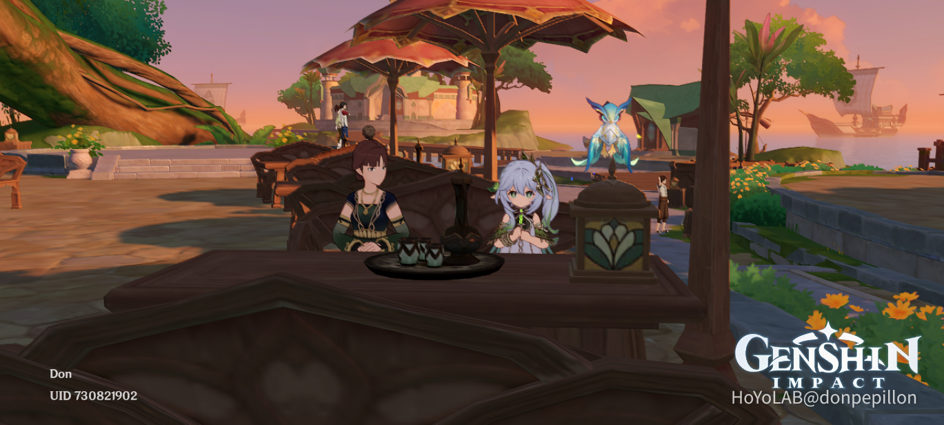 Just a cup of thea with the dendro Archon Genshin Impact | HoYoLAB