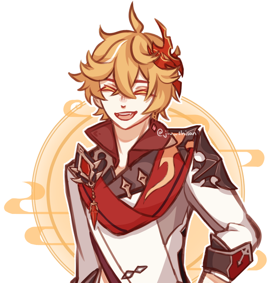 Childe Redraw of his Web Event Sprite Genshin Impact | HoYoLAB