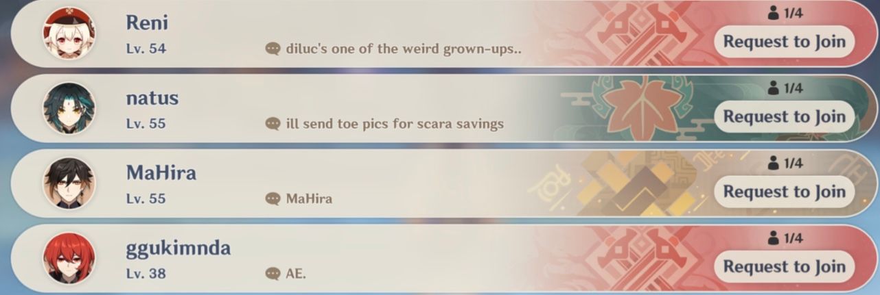 Genshin Signatures | Genshin Impact | HoYoLAB