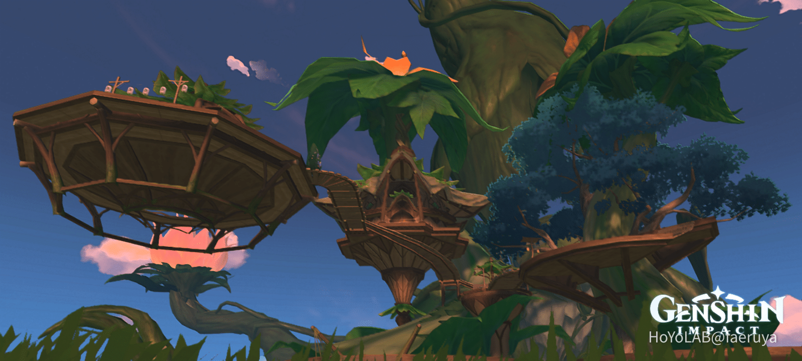 Sumeru Treehouse Mansion Genshin Impact | HoYoLAB