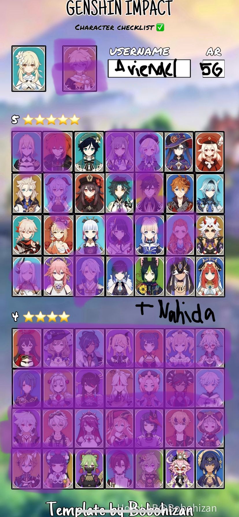 My current Genshin Acc Genshin Impact | HoYoLAB