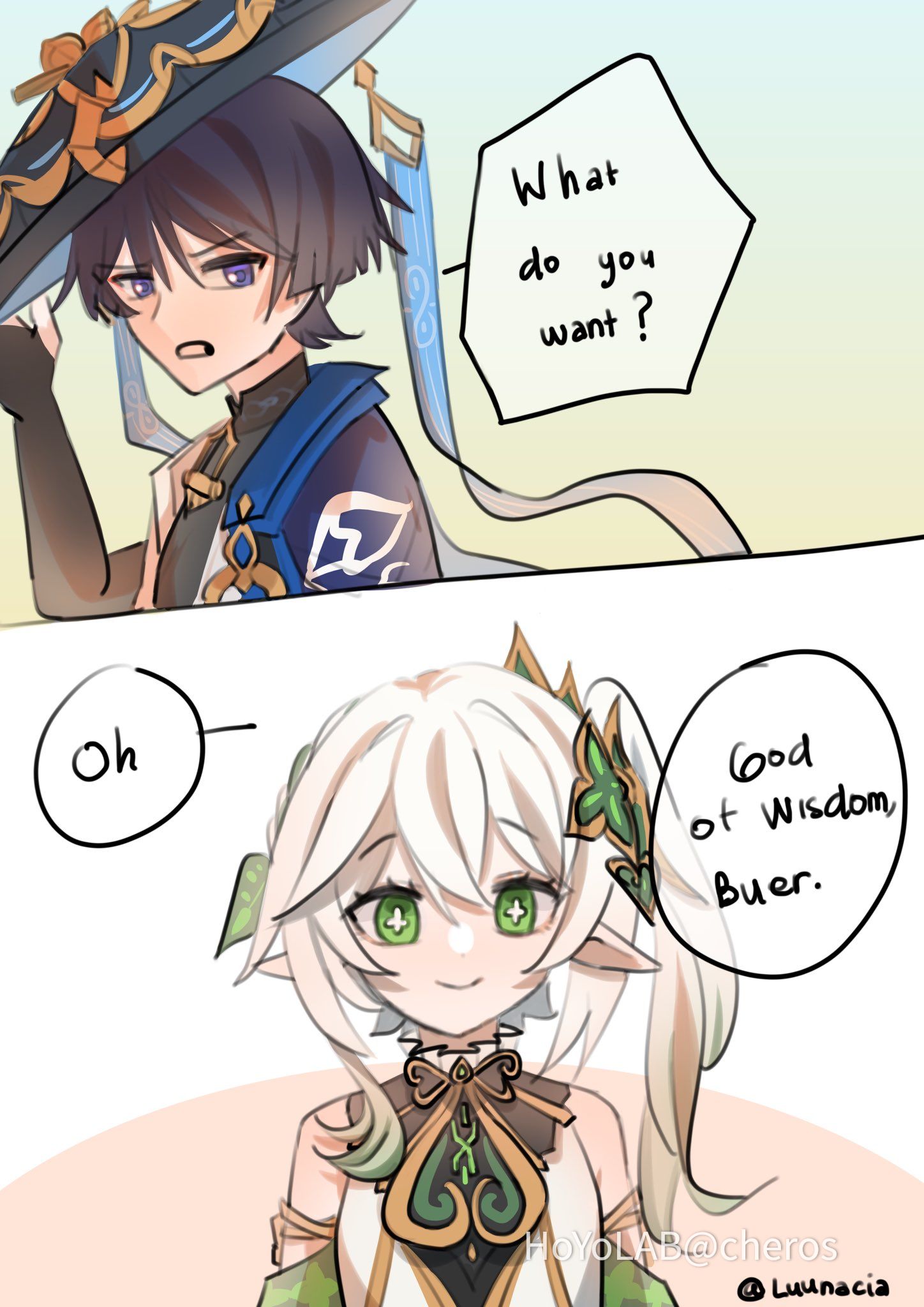 Wanderer and Nahida Bonding (4/8) Genshin Impact | HoYoLAB