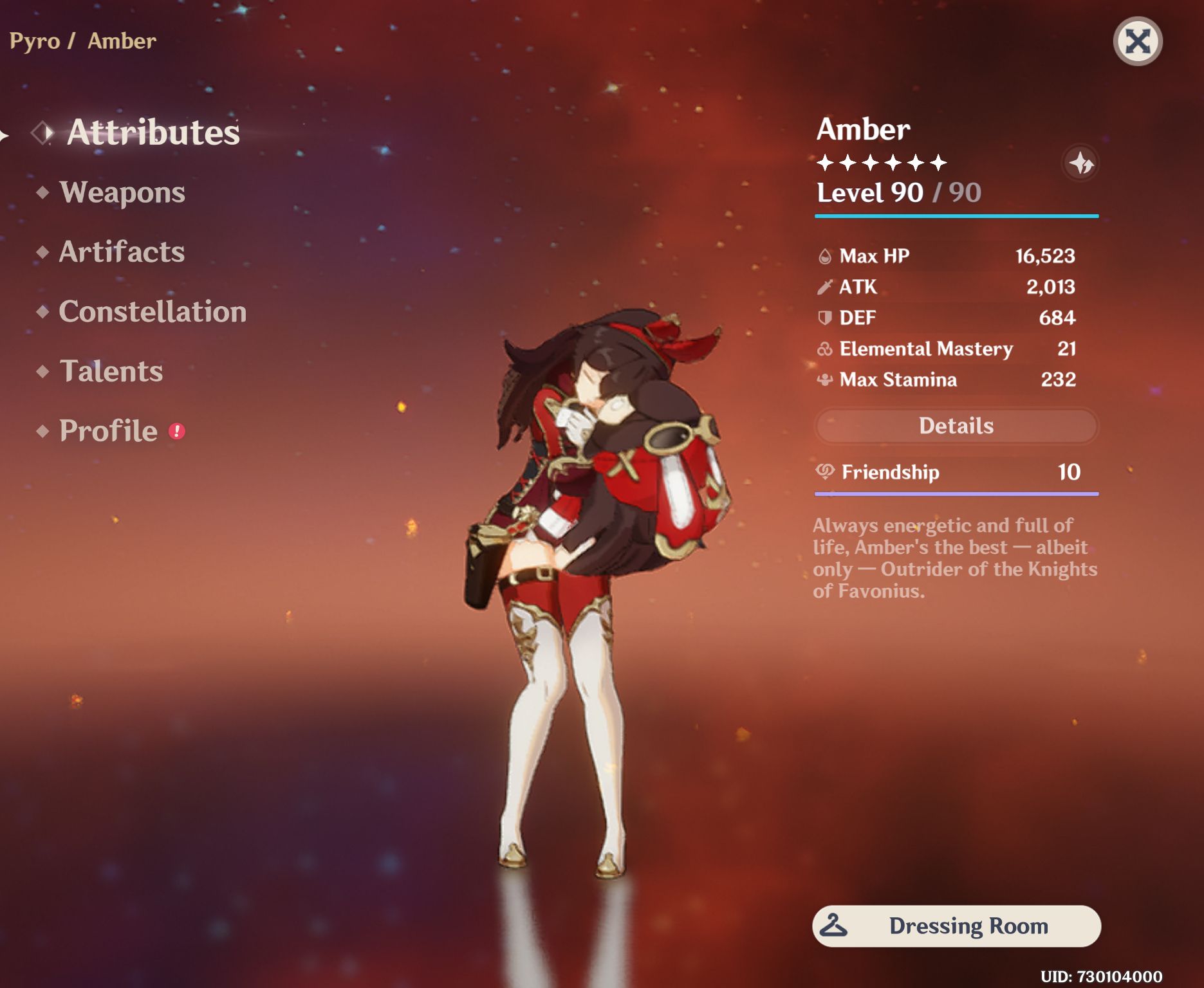 my amber build💞 Genshin Impact | HoYoLAB