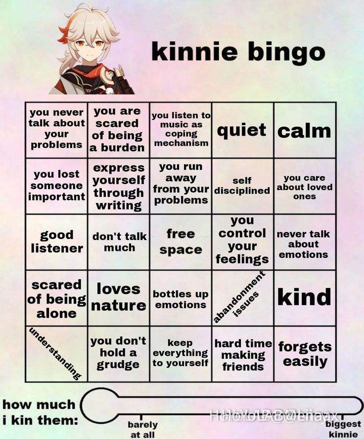 Genshin impact kinnie bingo templates Genshin Impact | HoYoLAB