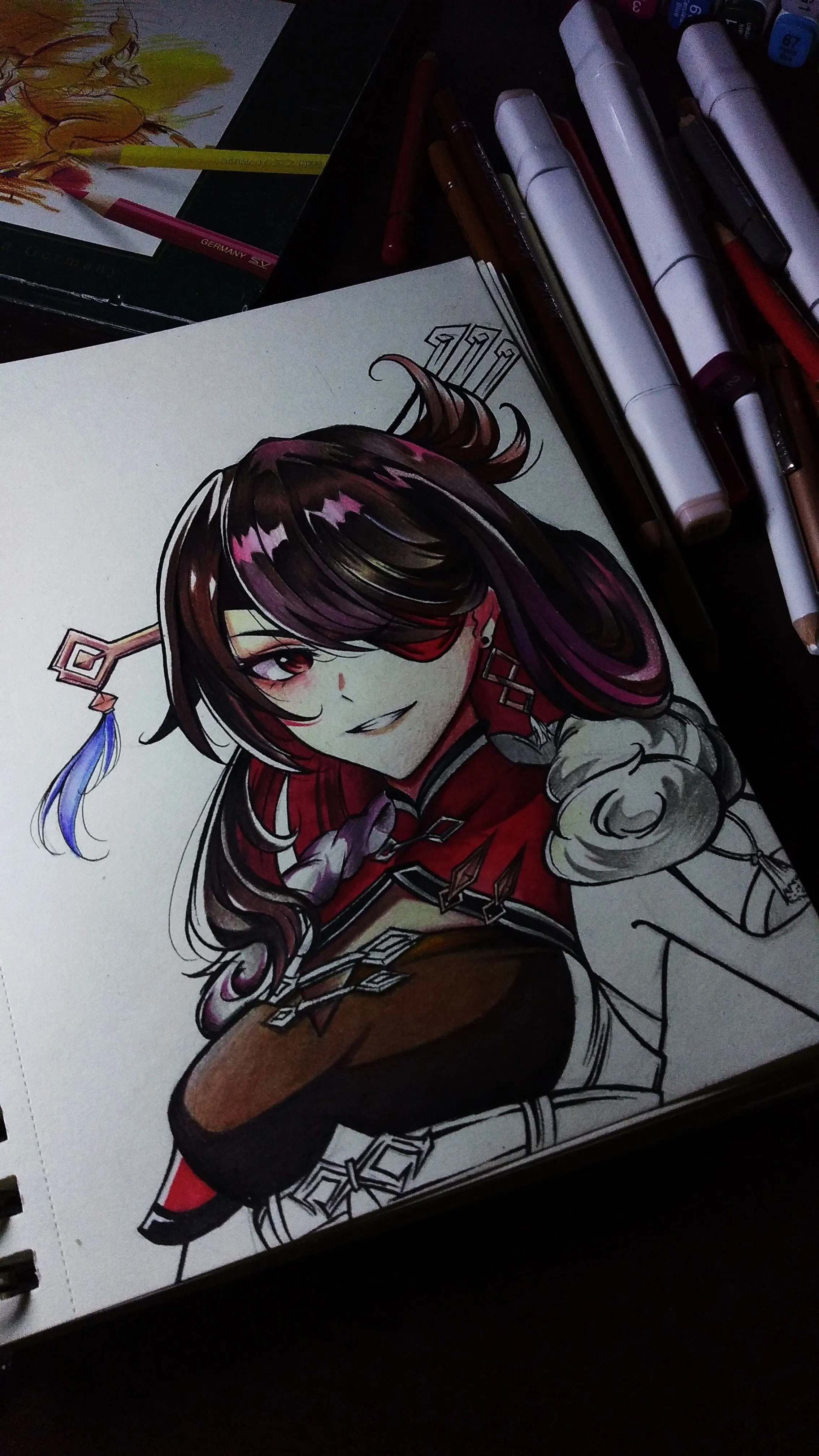 Day 2 , Drawing Beidou Genshin Impact | HoYoLAB