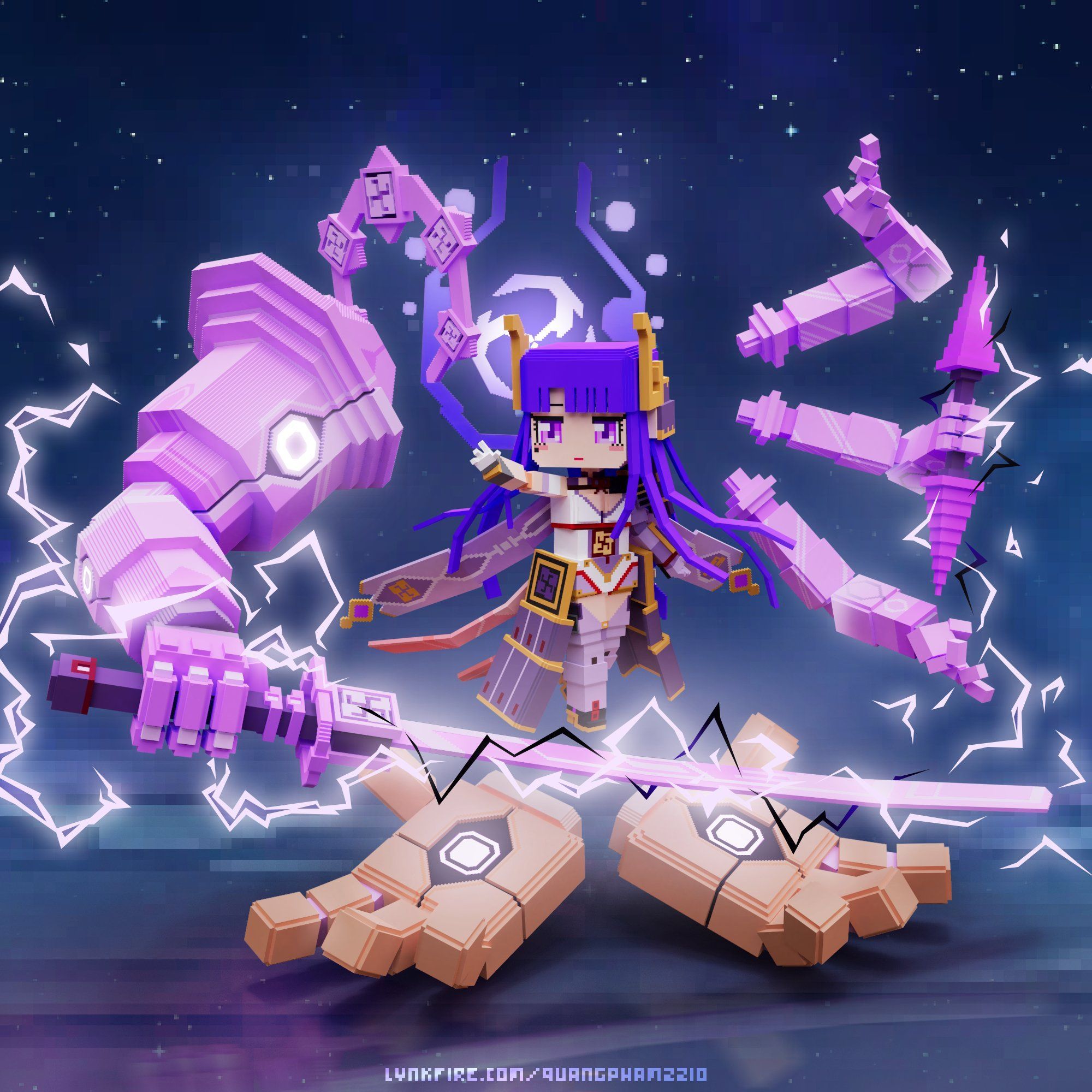 When you see Raiden Shogun in Minecraft👏 Genshin Impact | HoYoLAB