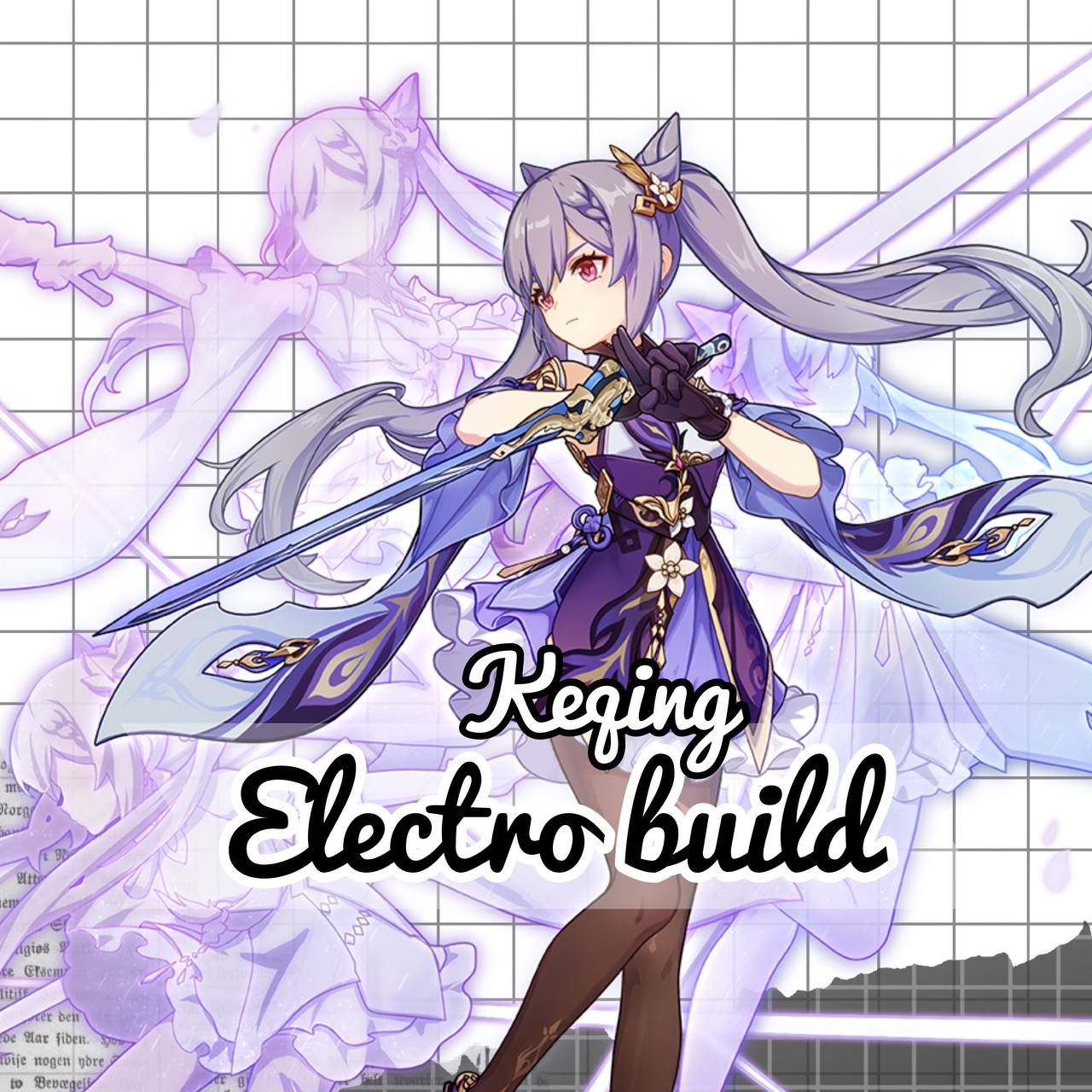 keqing build 💜🌸 Genshin Impact | HoYoLAB