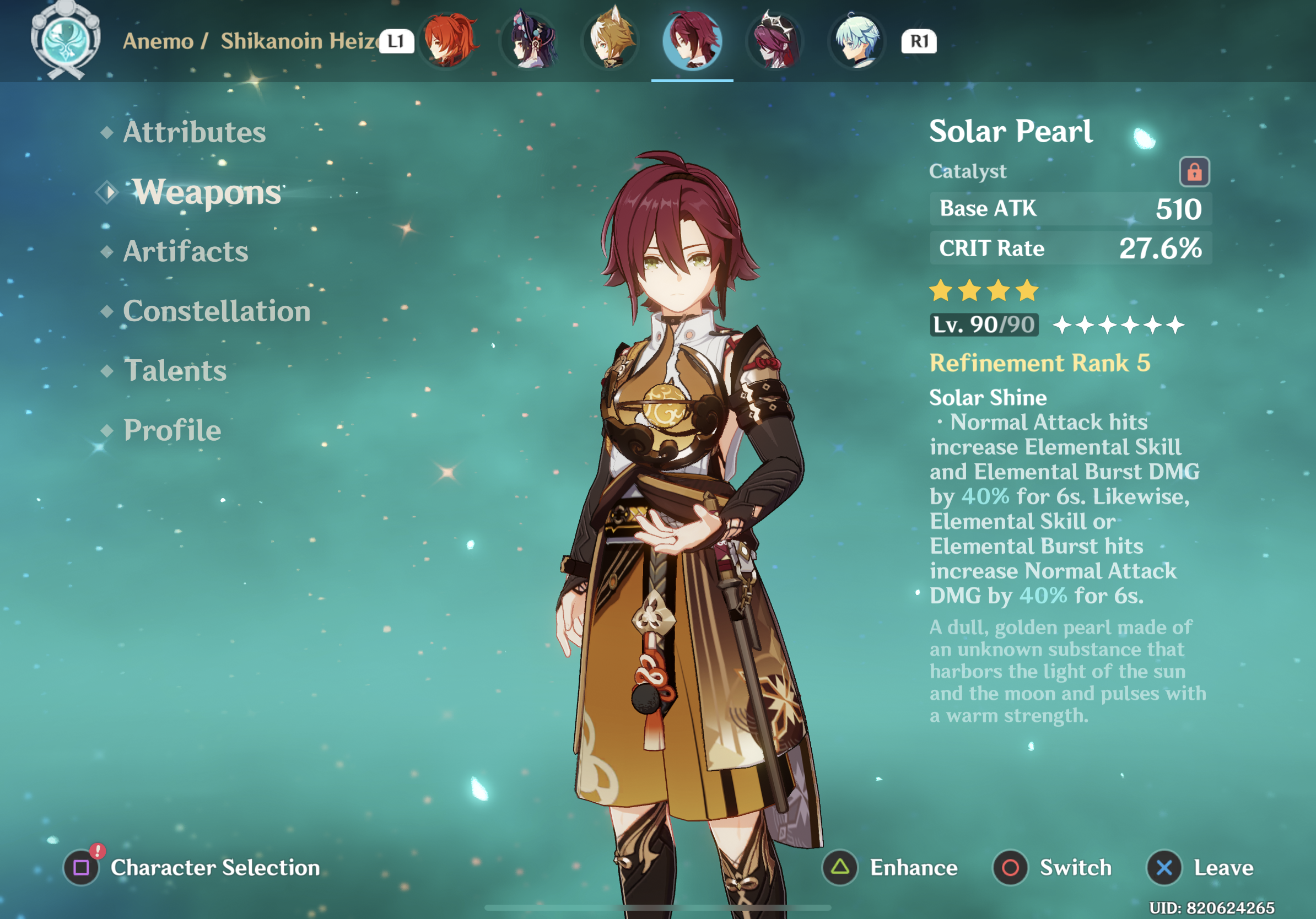R5 Solar Pearl Genshin Impact | HoYoLAB
