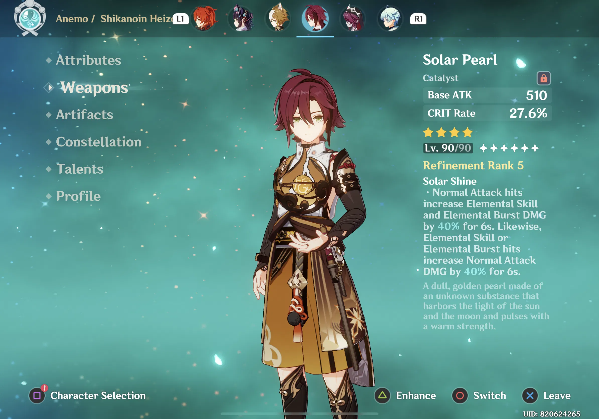 R5 Solar Pearl Genshin Impact | HoYoLAB