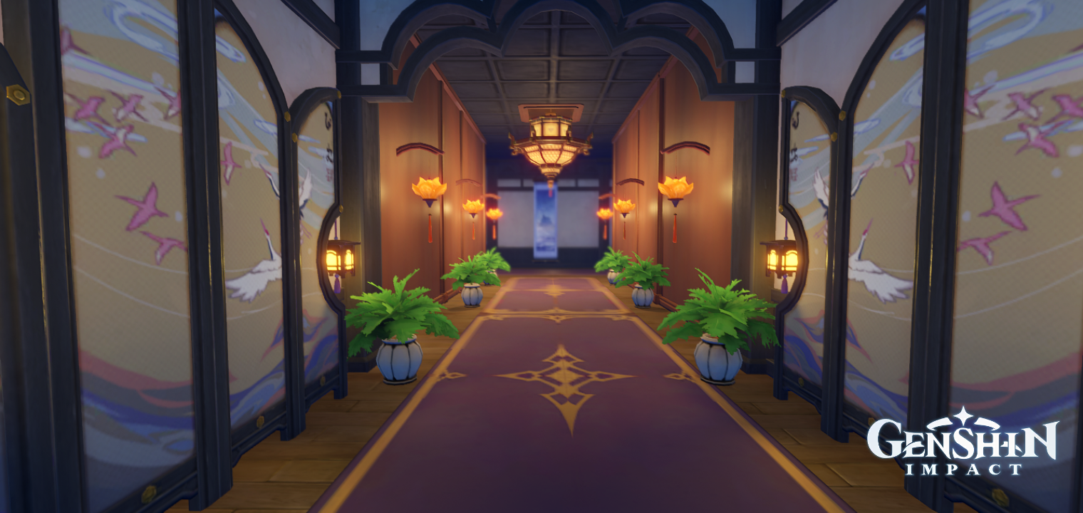 Book Lover's Hallway + a small ritual room Genshin Impact | HoYoLAB