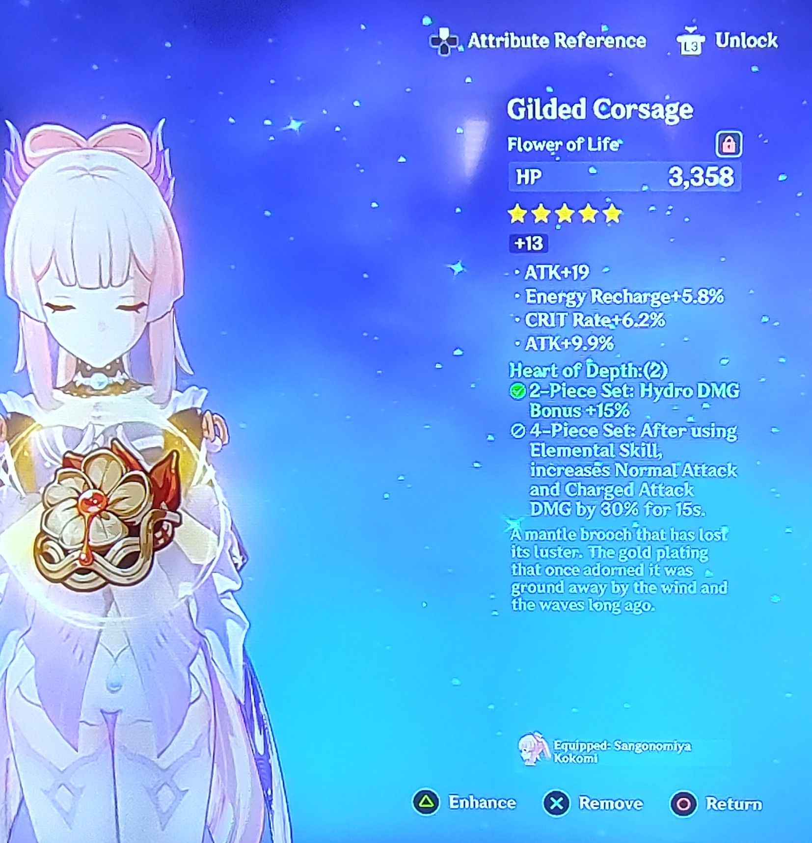 Critkomi is getting stronger by the day when I farm Genshin Impact ...
