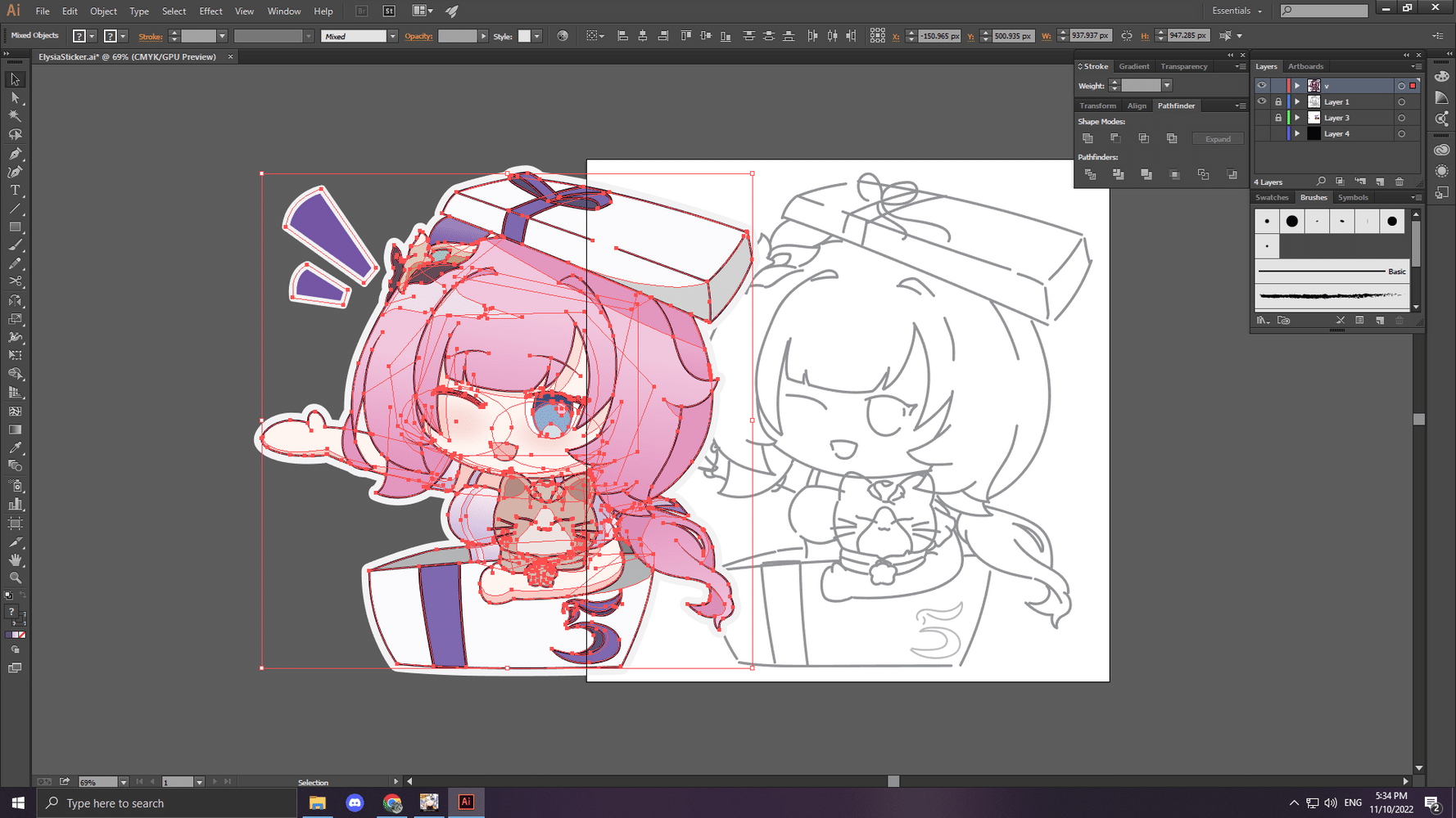 Elysia Present Sticker | UID: 12194665 | Server: SEA | IGN: RNGSlave ...