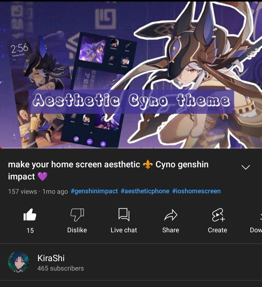 Cyno Inspired Home Screen Layout 💜 | Genshin Impact | HoYoLAB