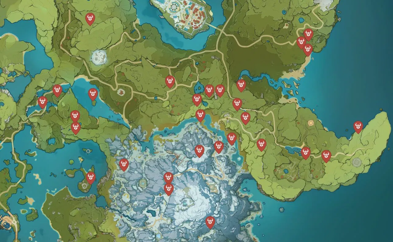 Whopper flower nettar location Genshin Impact | HoYoLAB