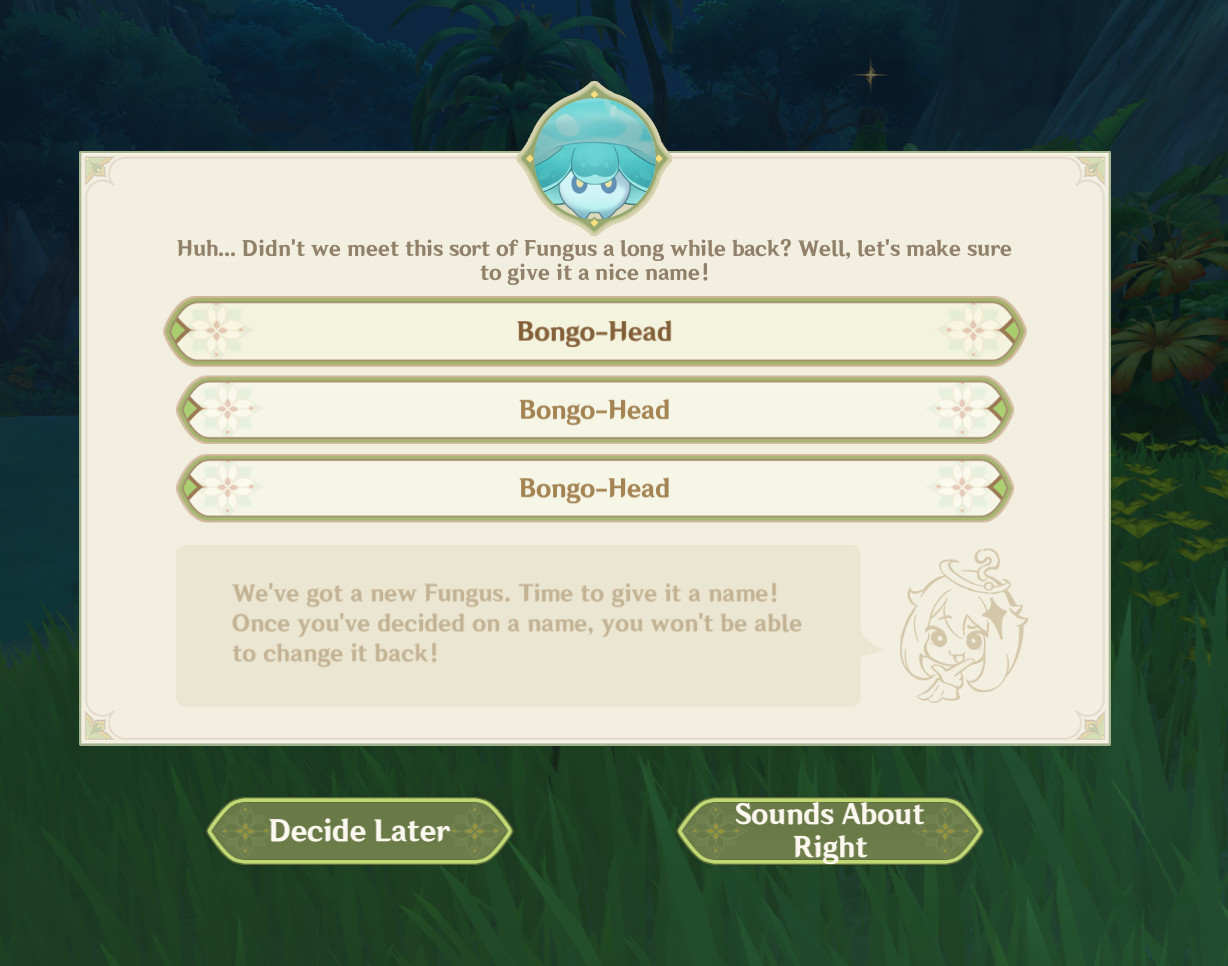 Great variety of names right here Genshin Impact | HoYoLAB