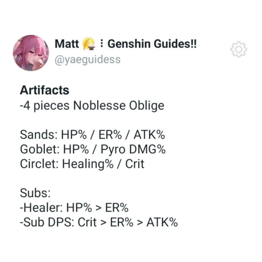 Bennett Build as a Buffer and SubDPS Genshin Impact | HoYoLAB