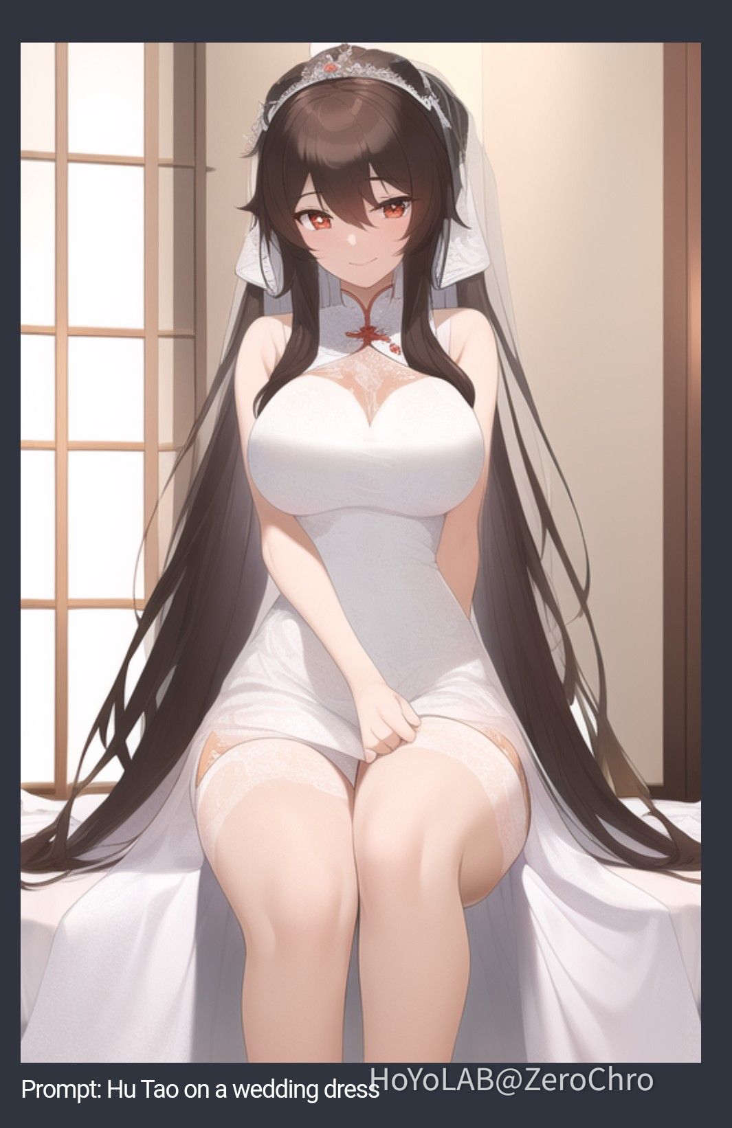 A Fanart for Hu Tao by an AI Genshin Impact | HoYoLAB