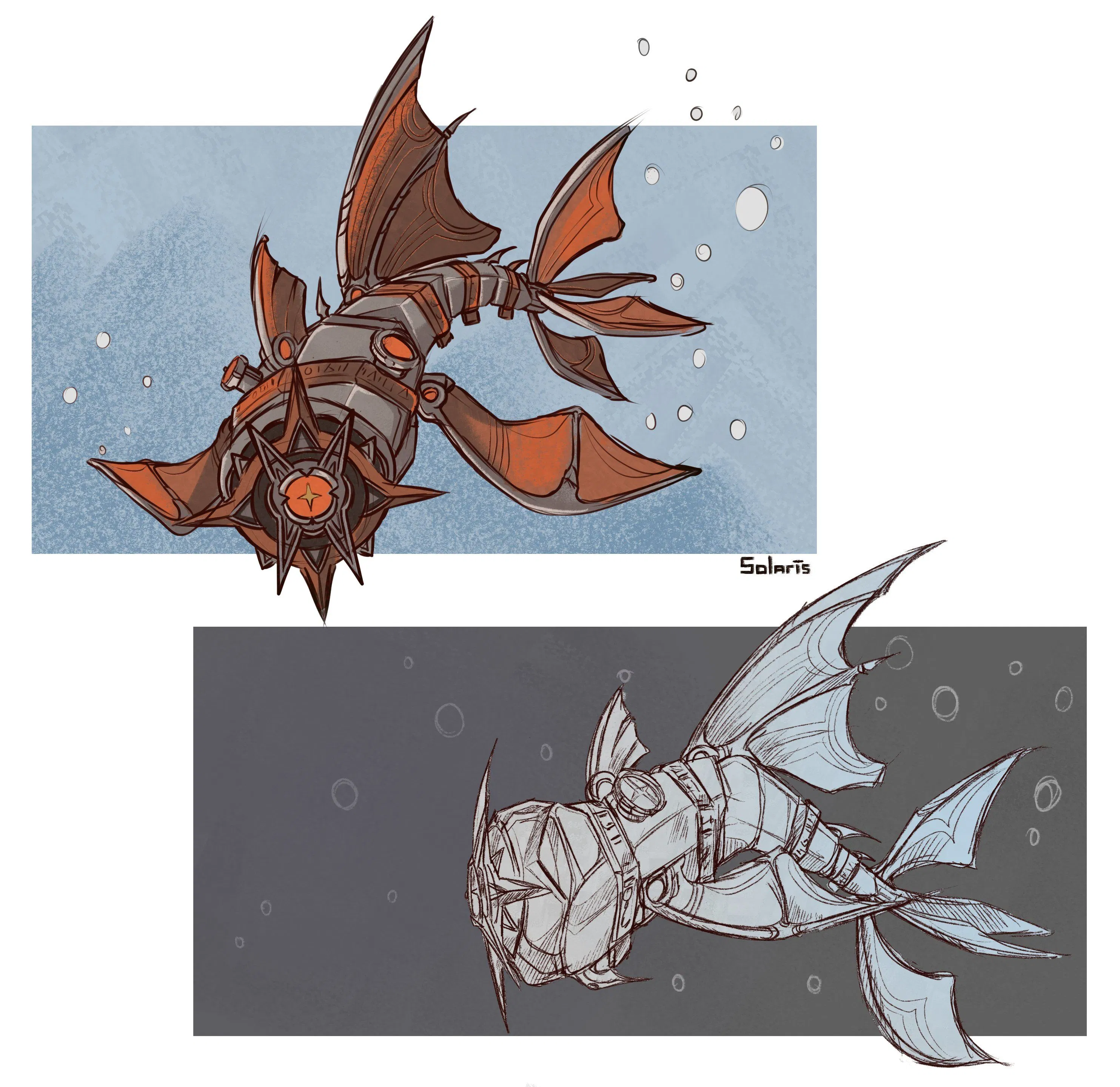 aquatic ruin mech (concepts) Genshin Impact | HoYoLAB