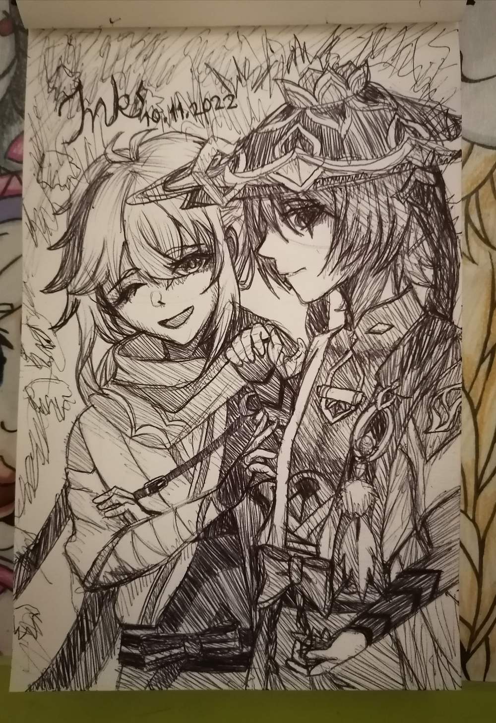 My Scaramouche drawings! Genshin Impact | HoYoLAB