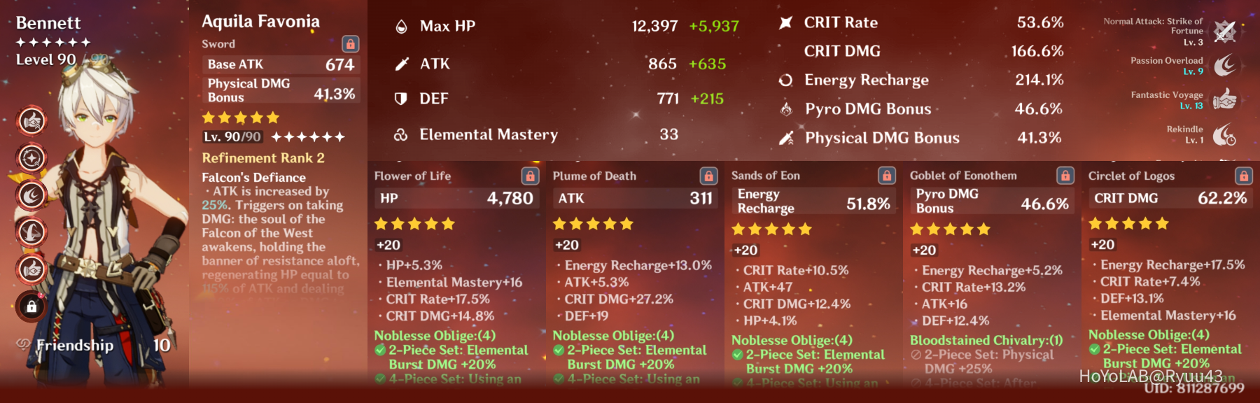 Bennett Build Genshin Impact | HoYoLAB