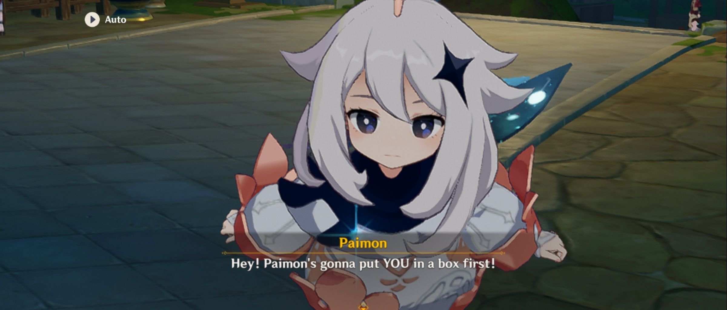 PAIMON OPENLY THREATS THE TRAVELER Genshin Impact | HoYoLAB