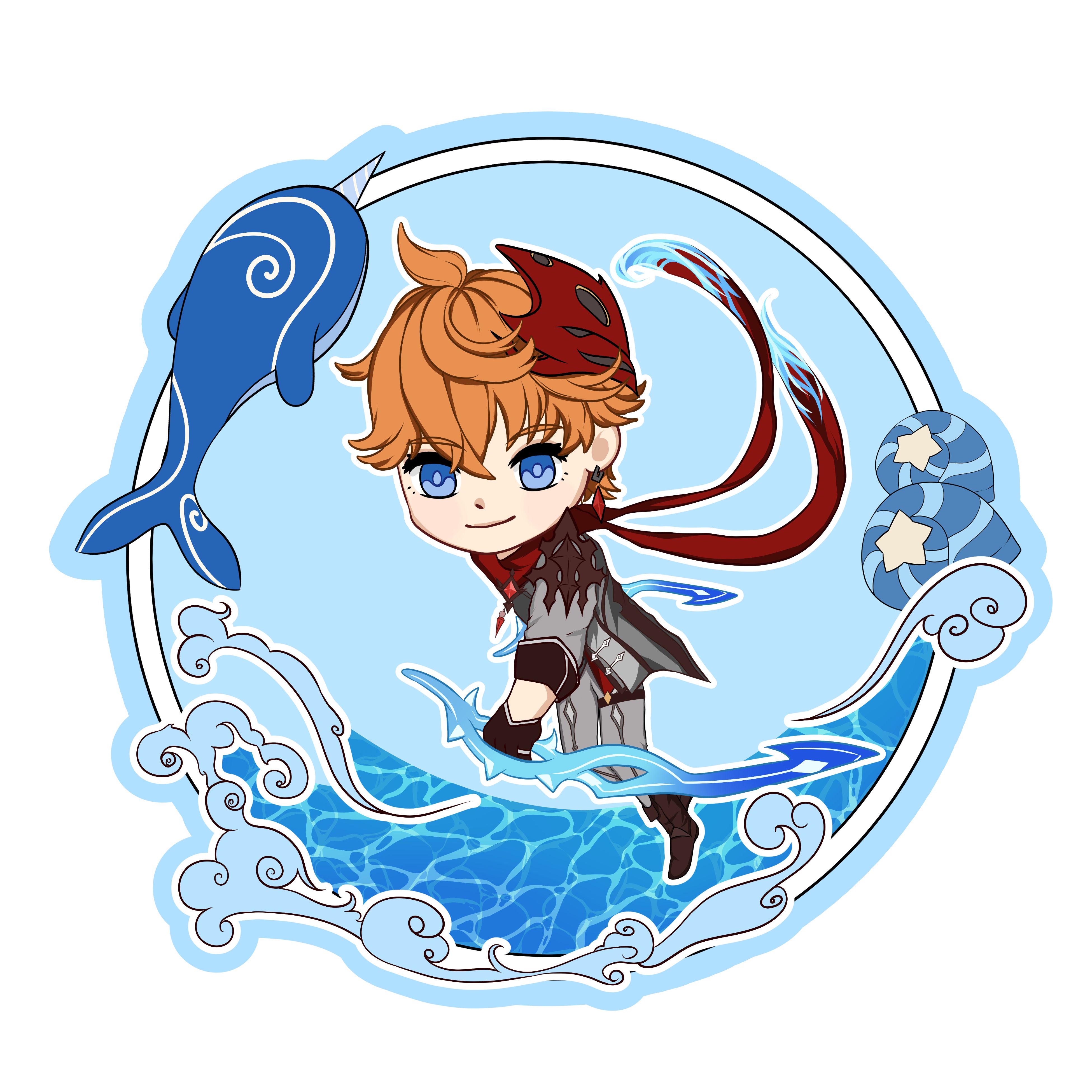 Chibi Childe Fanart Genshin Impact | HoYoLAB