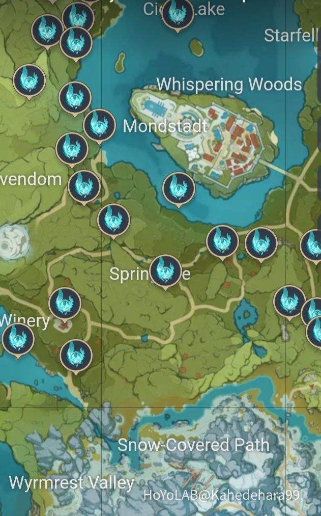 Anemoculus locations Genshin Impact | HoYoLAB