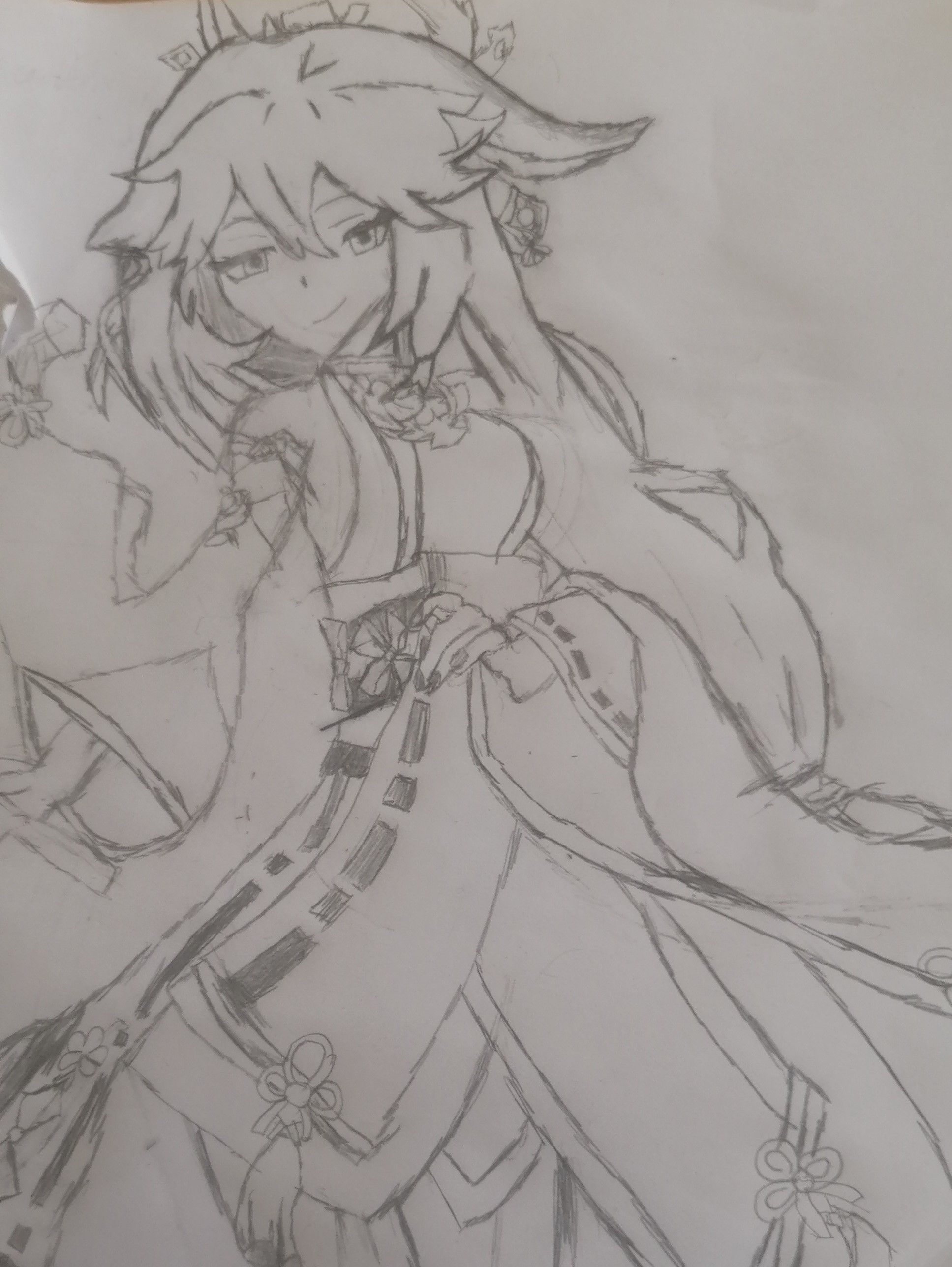 yae miko fanart Genshin Impact | HoYoLAB