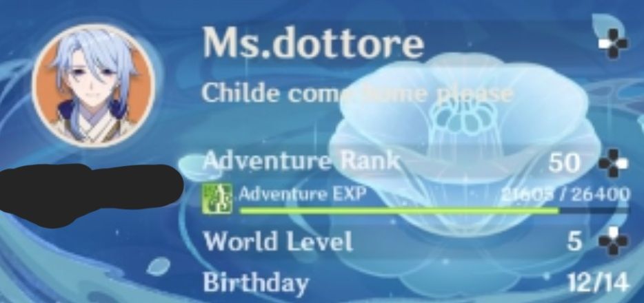 I got ayatos name card and it's so pretty Genshin Impact | HoYoLAB