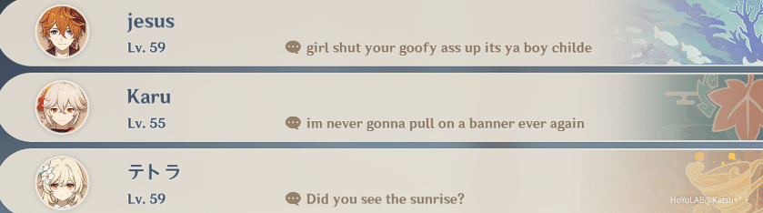 Genshin Signatures Part 5 Genshin Impact | HoYoLAB