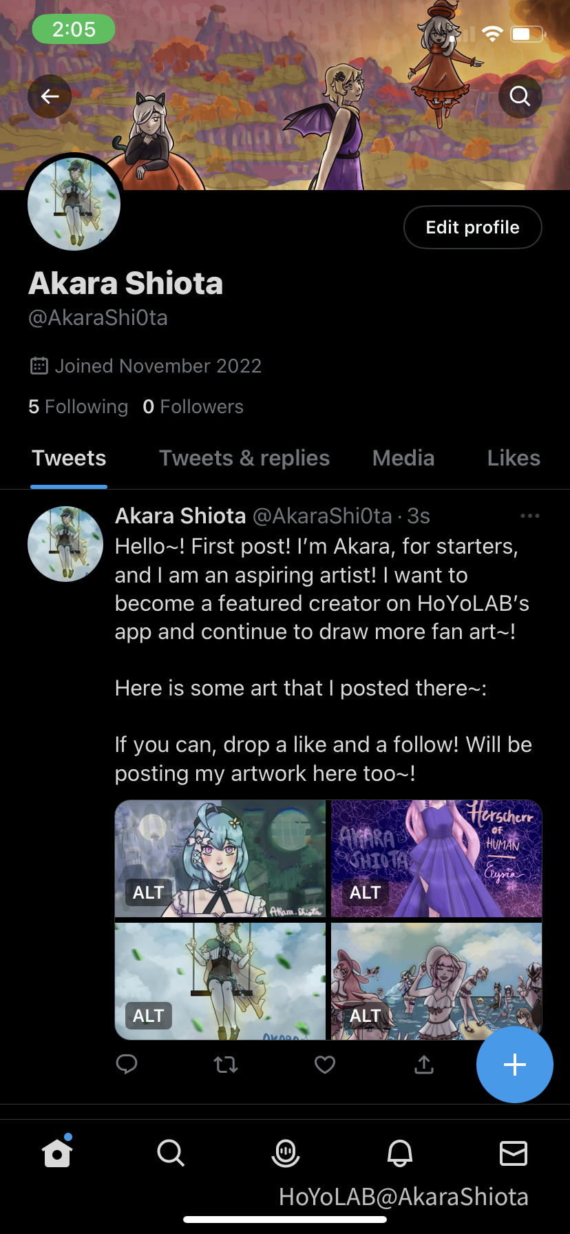 I made a Twitter~! | HoYoLAB