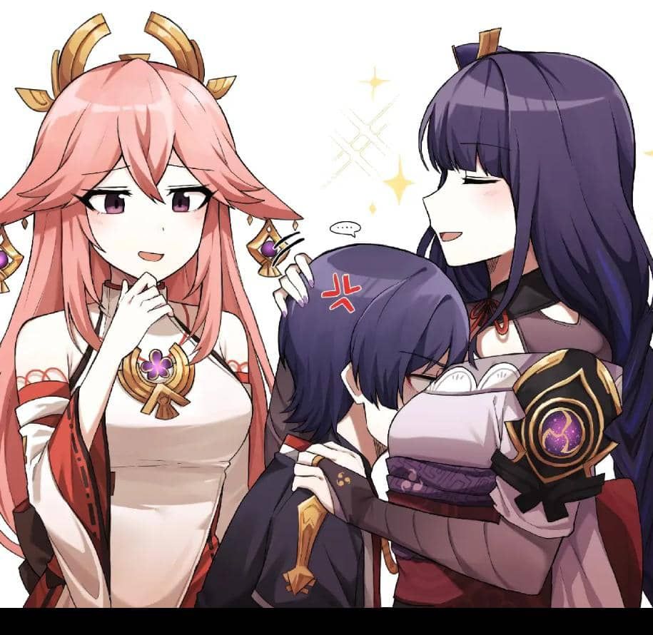 Raiden and son | Genshin Impact | HoYoLAB