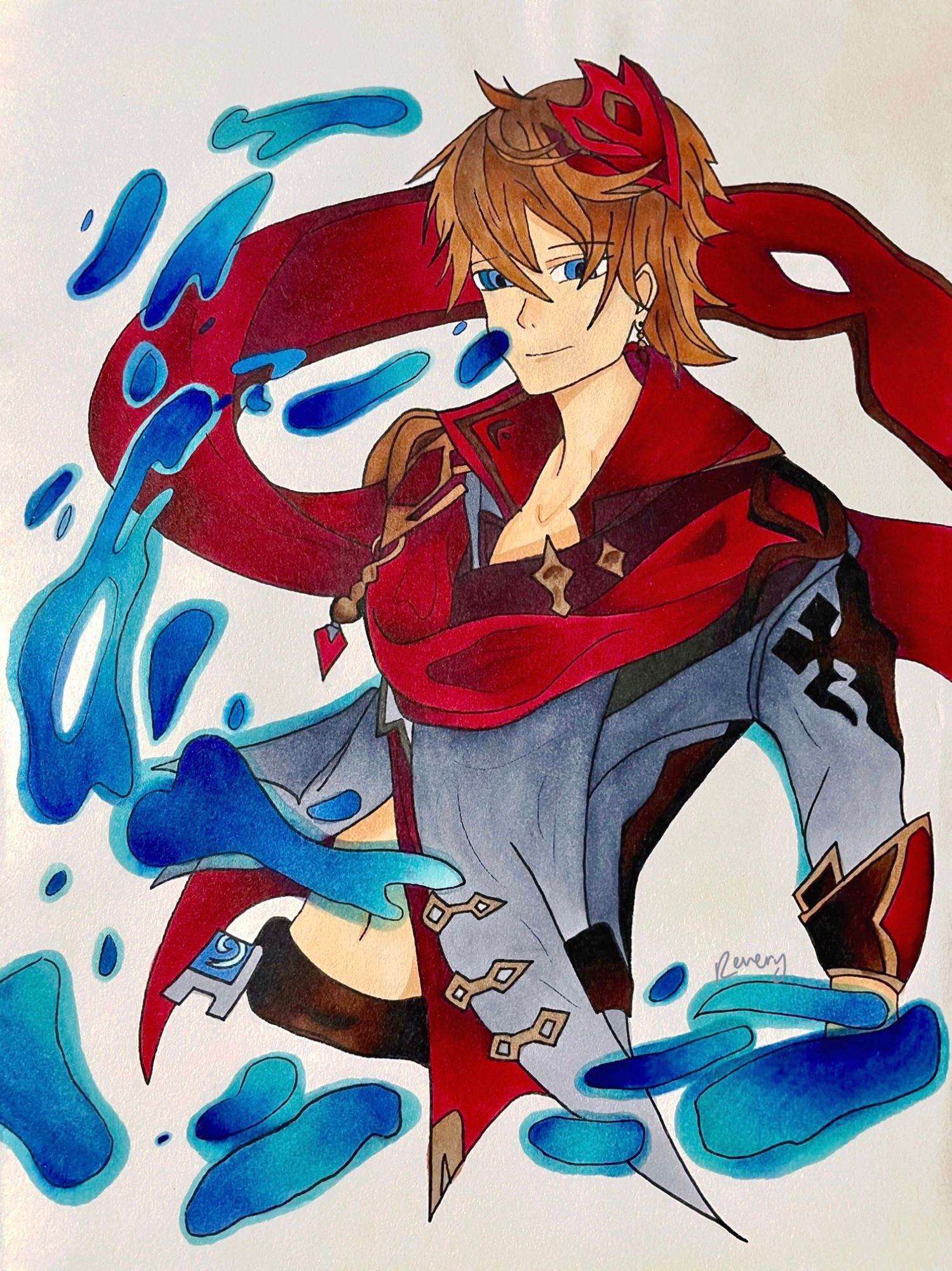 Tartaglia Fan Art Genshin Impact | HoYoLAB