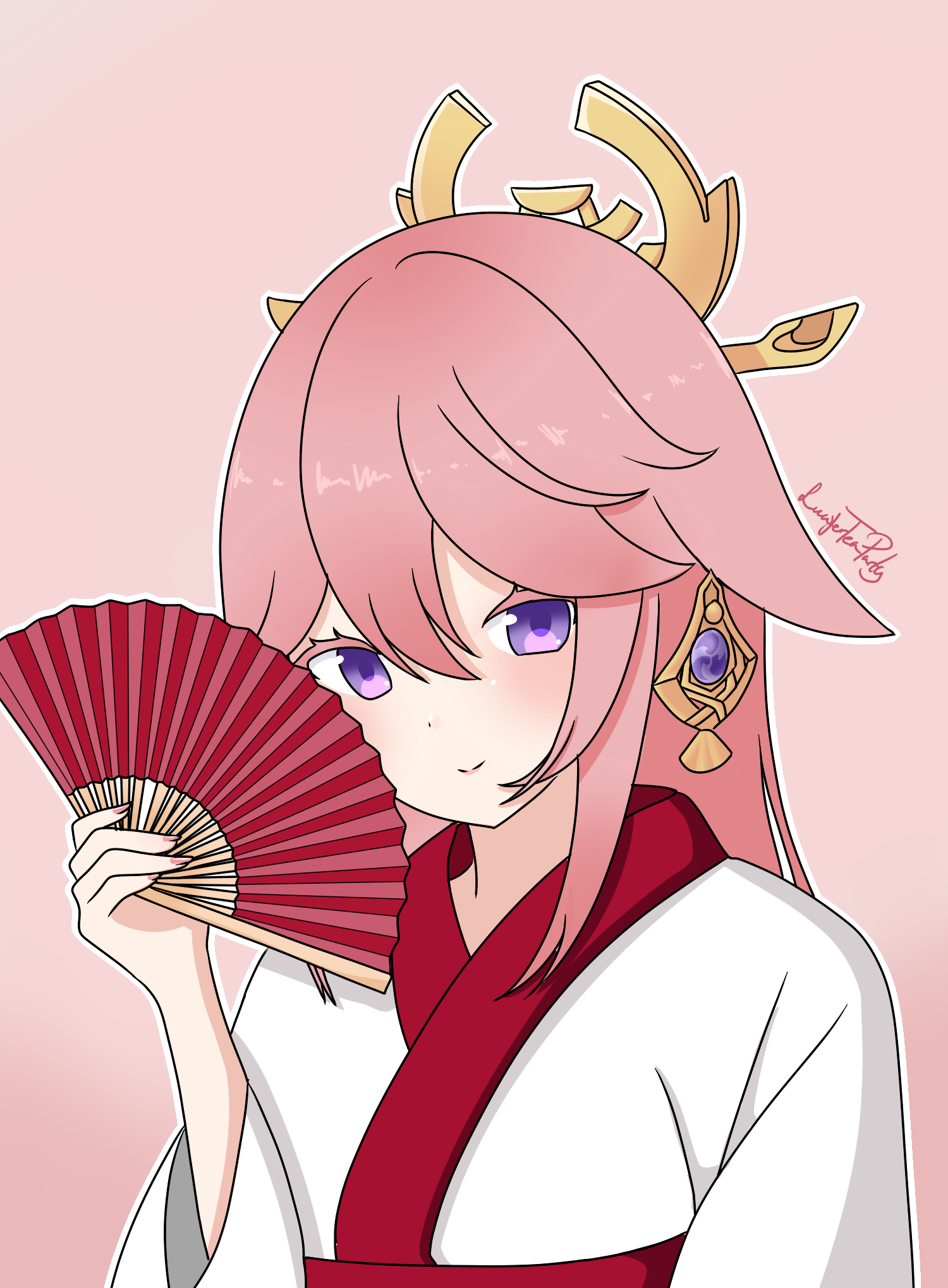 Yae Miko Fan Art Contest Genshin Impact | HoYoLAB