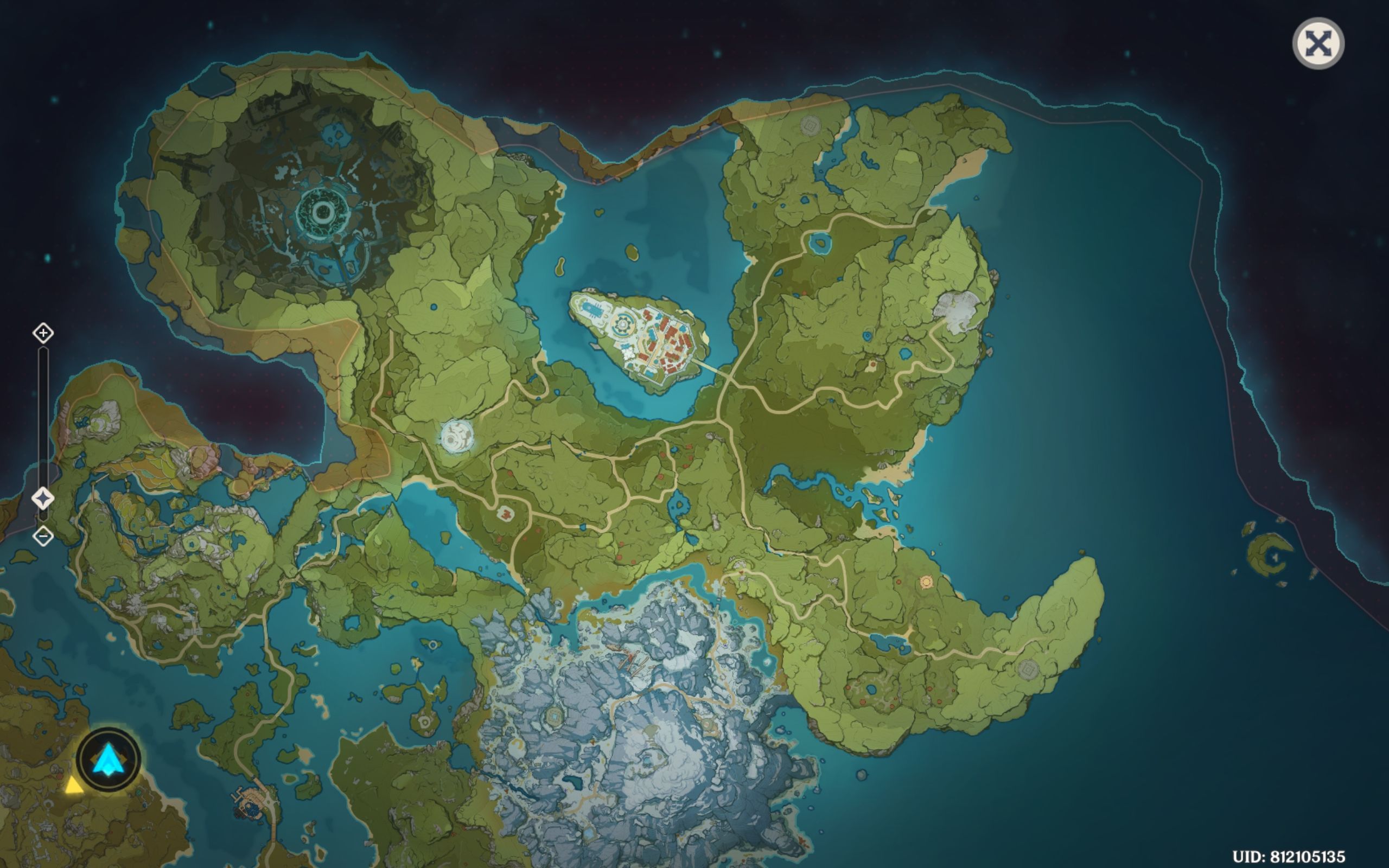 Teyvat map with no teleport Genshin Impact | HoYoLAB