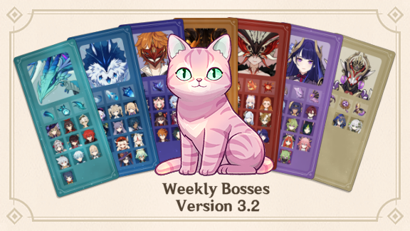 [Version 3.2] [Infographic] [Guide] Weekly Bosses & Boss Drop Materials ...