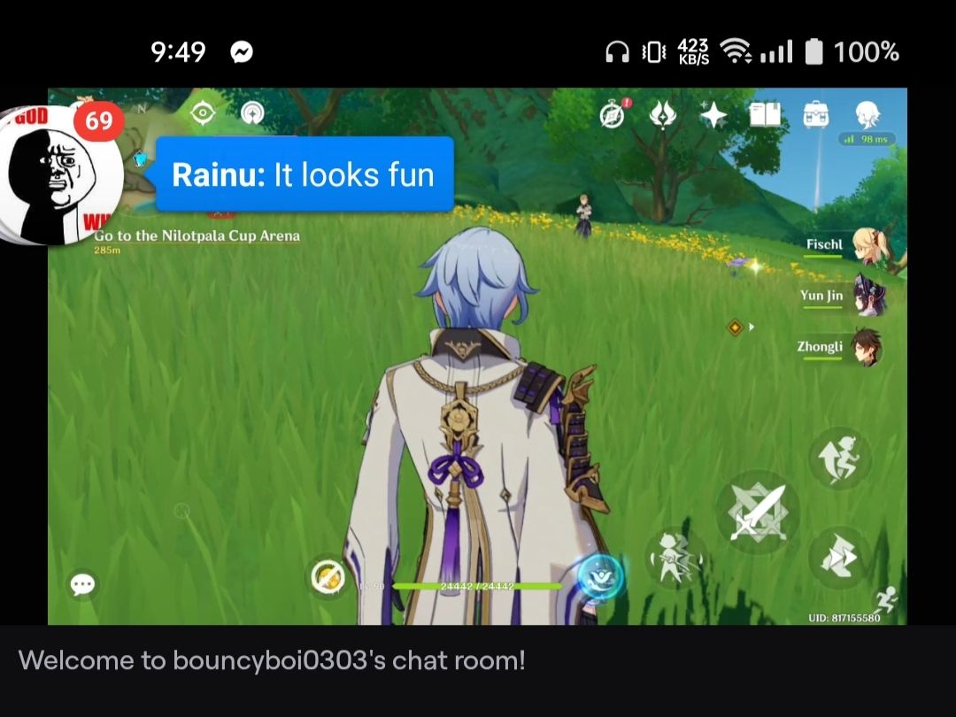 A very 'nice' message uwu Genshin Impact | HoYoLAB