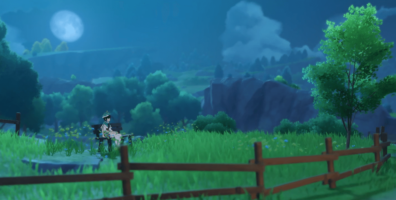 Screencaps from my recent video (Mondstadt B roll with Venti) Genshin ...