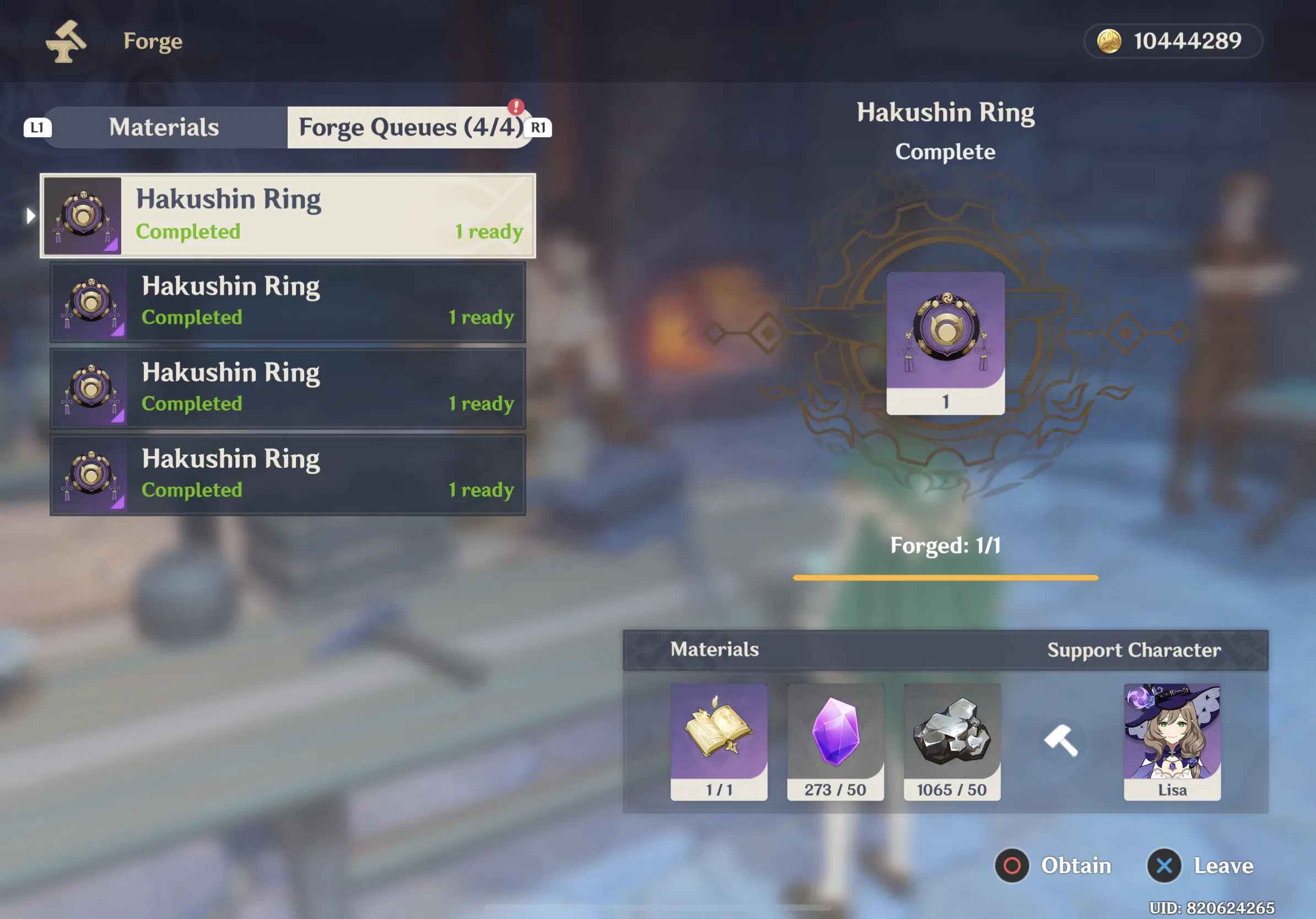 R5 Hakushin Ring Genshin Impact | HoYoLAB