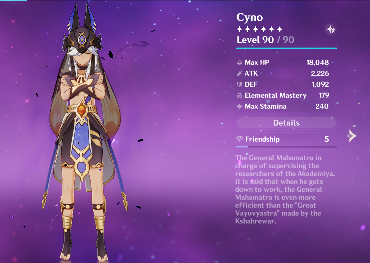 Cyno build ~ Genshin Impact | HoYoLAB