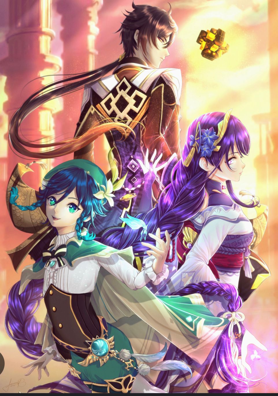 Archon artwork Genshin Impact | HoYoLAB