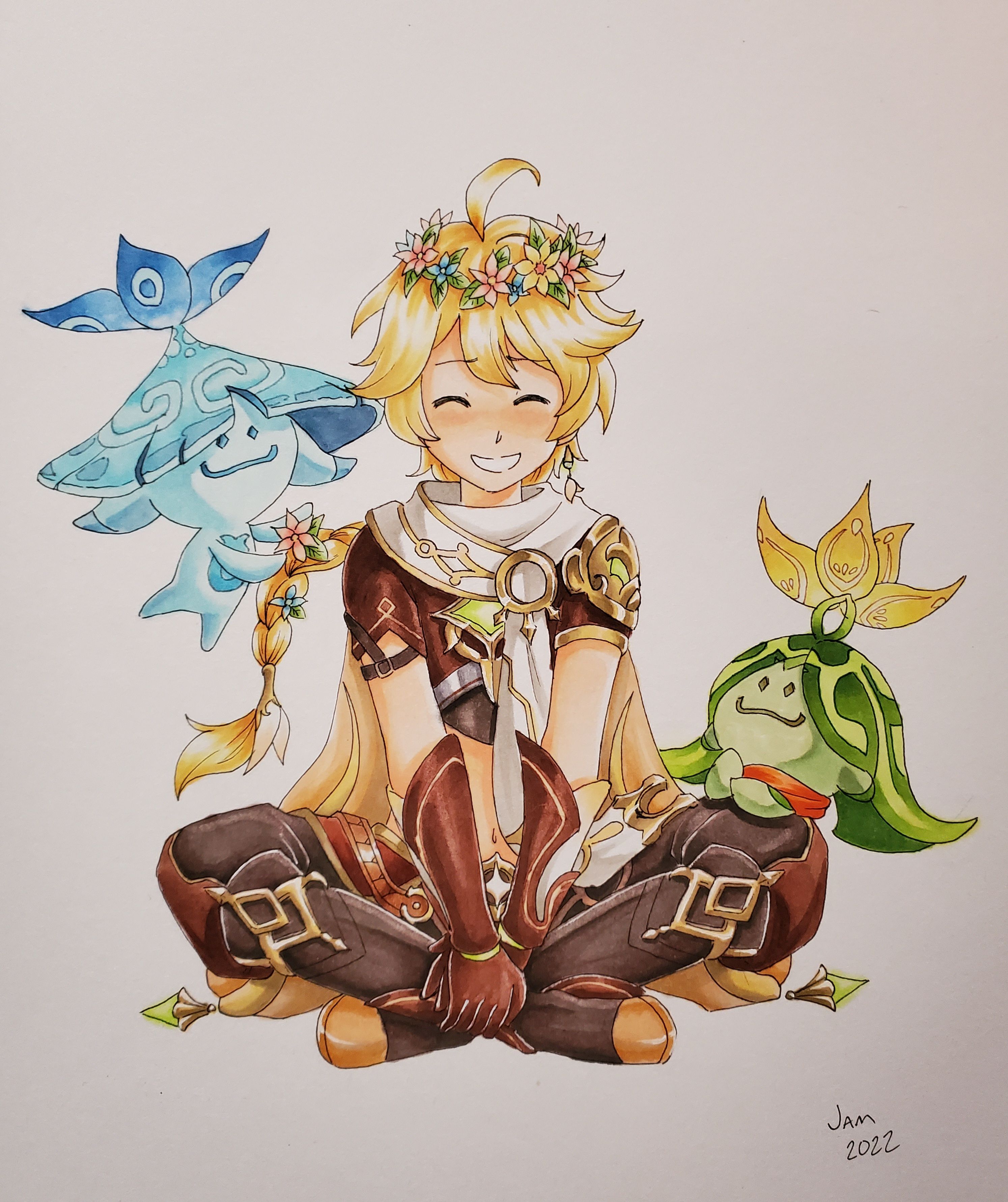 Aether and Aranara Friends Genshin Impact | HoYoLAB