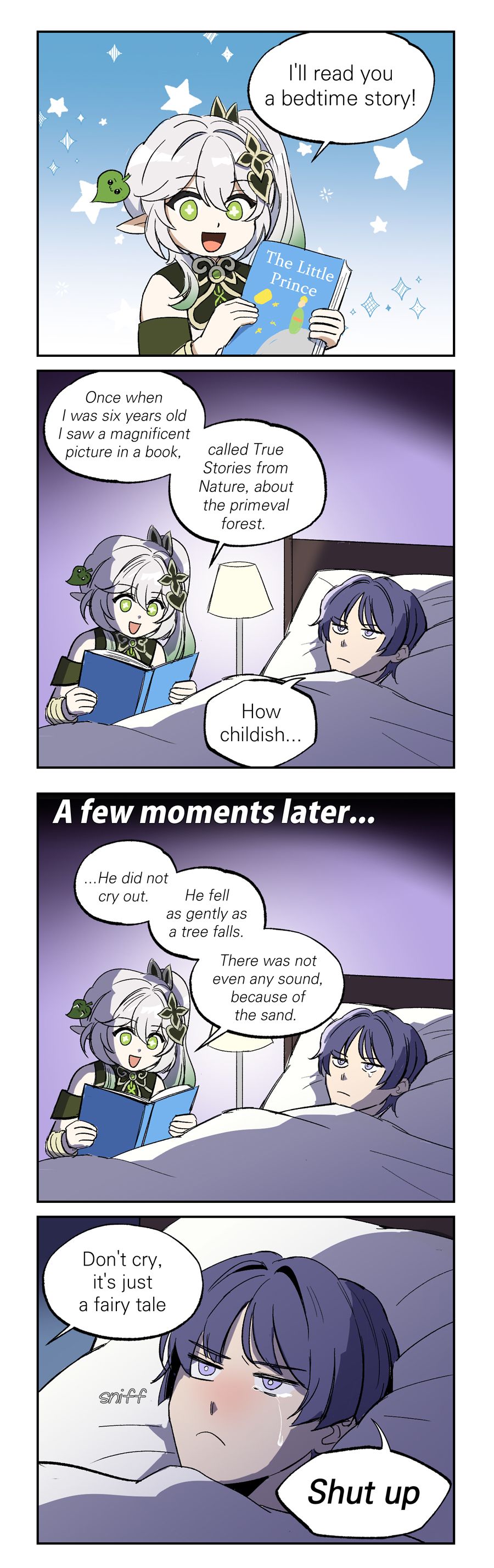 Scaramouche and Tita Nahida comics Genshin Impact | HoYoLAB