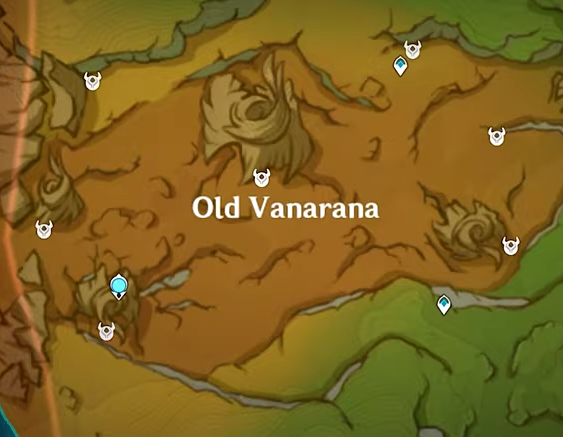 Secret Chest and Achivement in the Old Vanarana(Sumeru) Genshin Impact ...