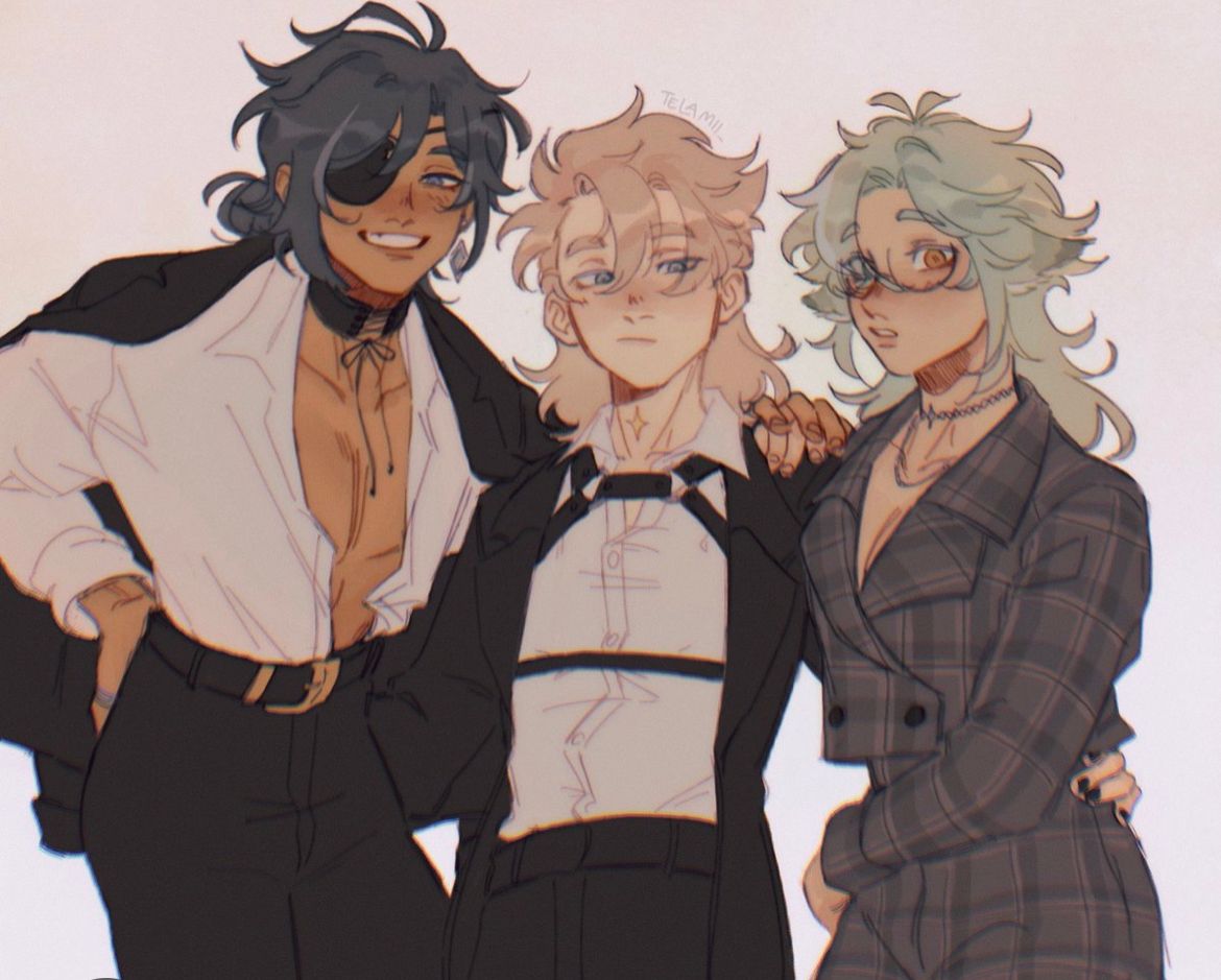 Genshin Trio-Kaeya, Sucrose, Albedo Genshin Impact | HoYoLAB