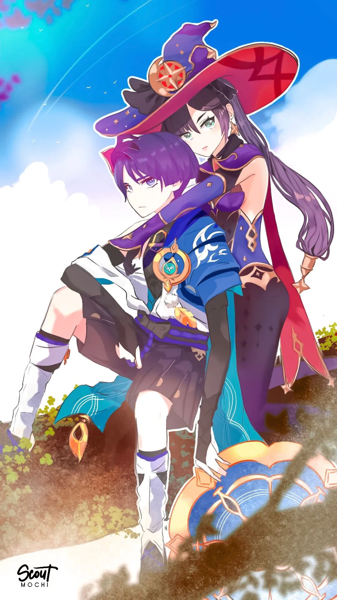 Scara x Mona Genshin Impact | HoYoLAB