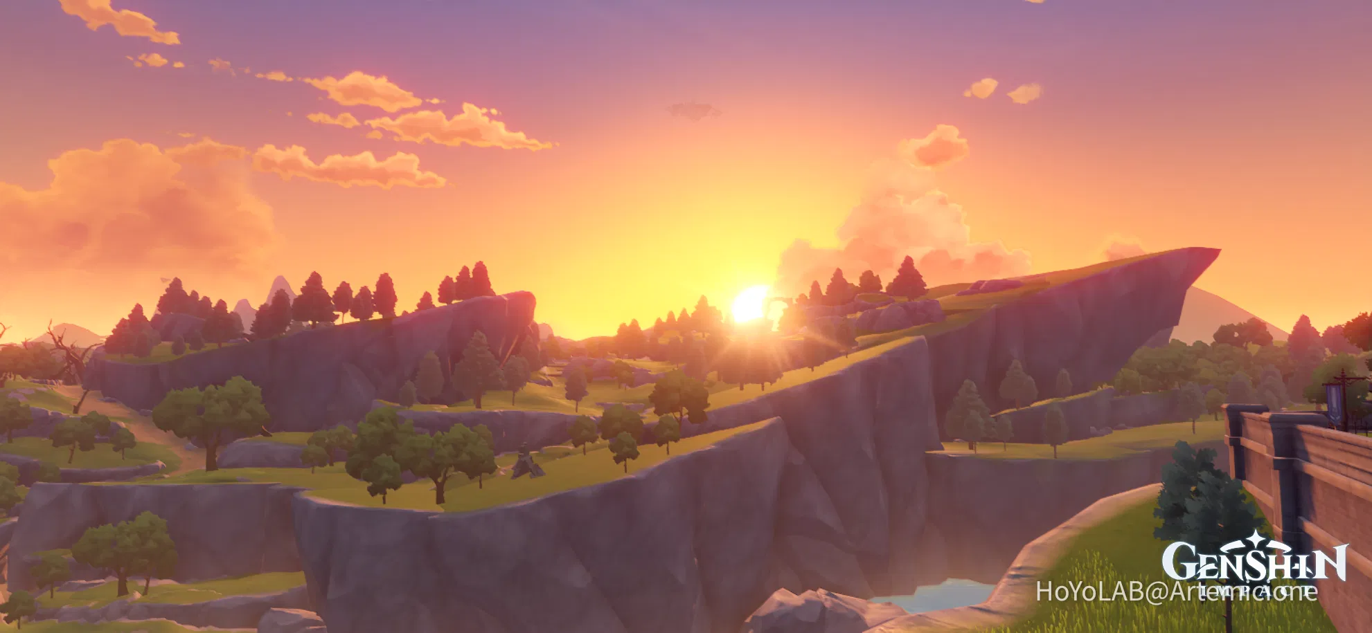 Sunset at Mondstadt Genshin Impact | HoYoLAB