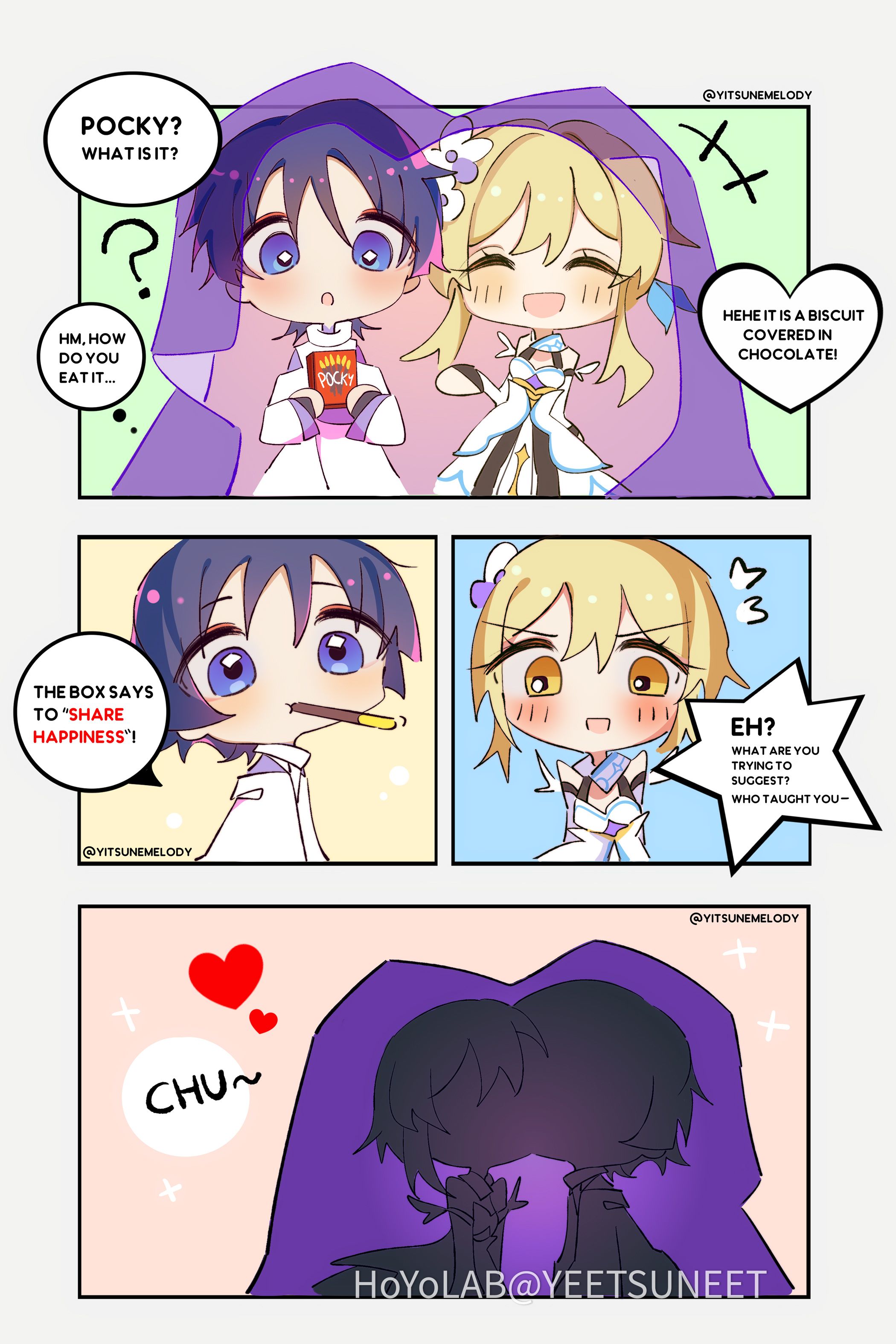 Share Happiness with Pocky Genshin Impact | HoYoLAB