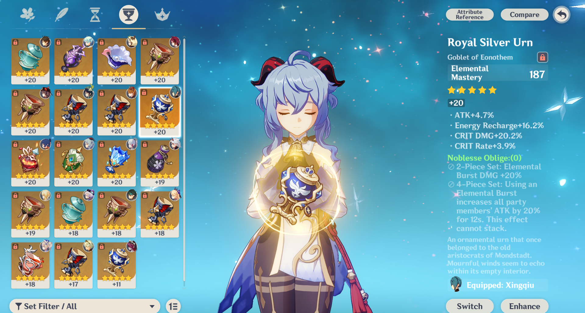 Elemental Mastery Artifacts Genshin Impact | HoYoLAB